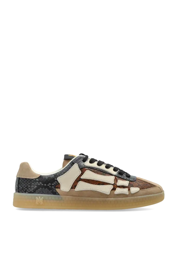Amiri Snake Pacific Bones Sneakers - Brown