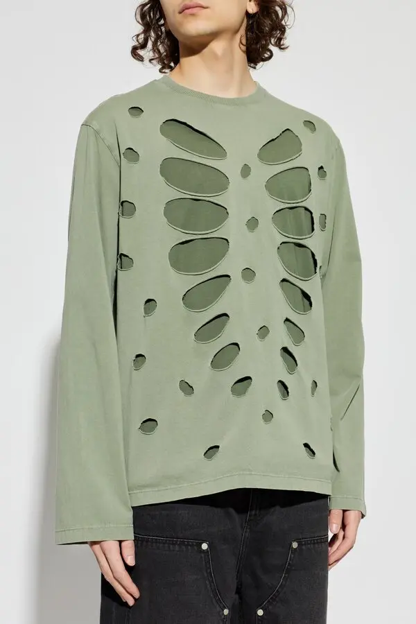 AVAVAV T-shirt With 'vintage' Effect - Green
