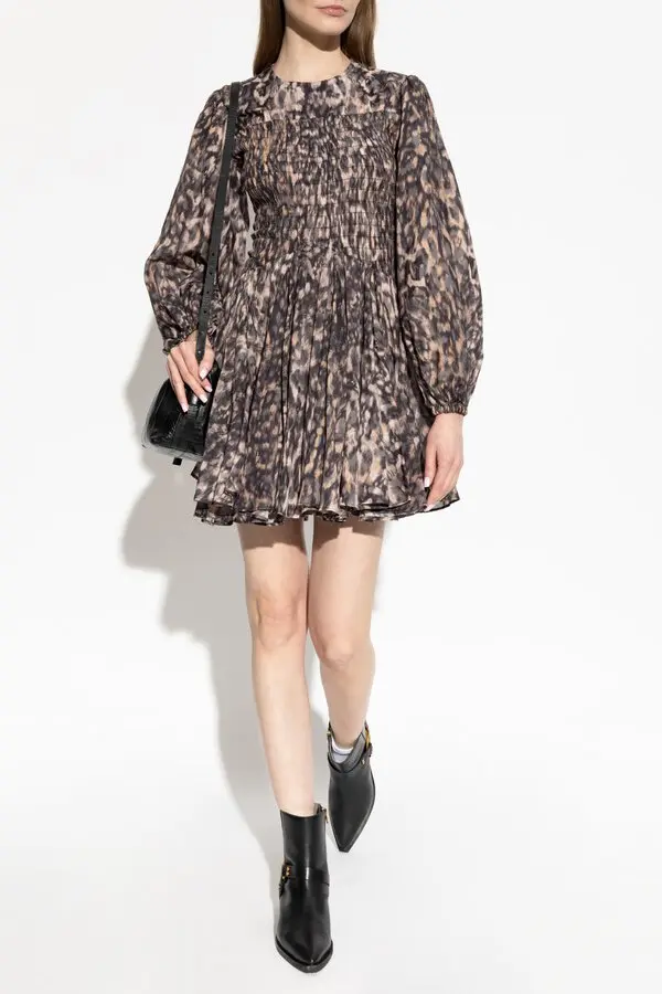 ALLSAINTS Chia Mini Dress - Brown
