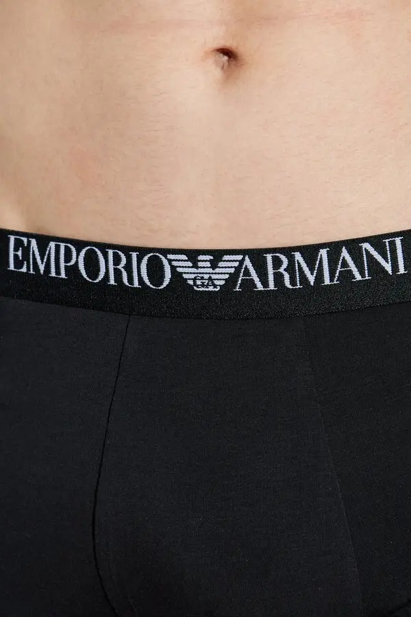Emporio Armani 2-pack Of Boxers - Black