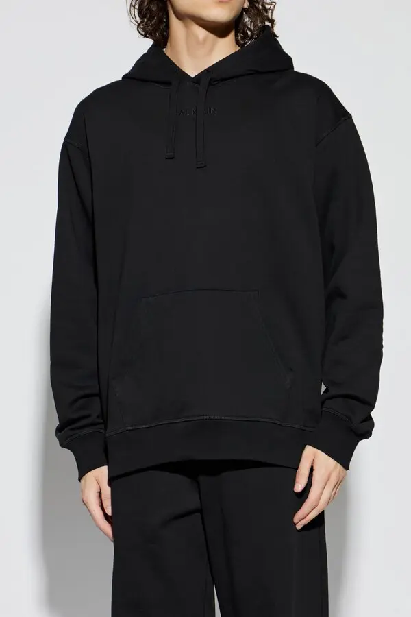 Balmain Hooded Sweatshirt - Black