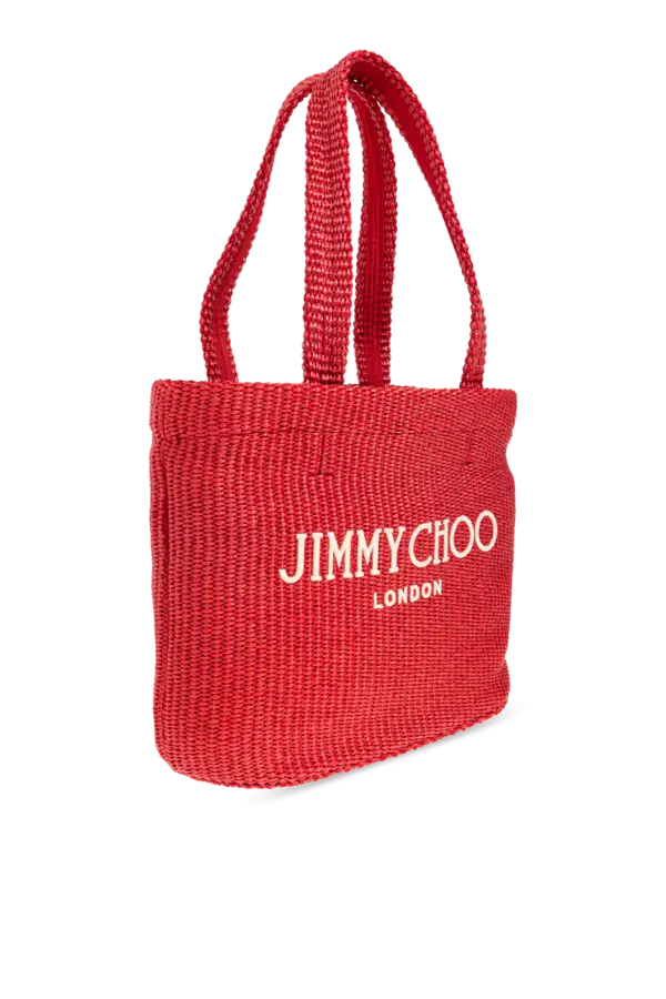 JIMMY CHOO Beach Medium Shoulder Bag - Red