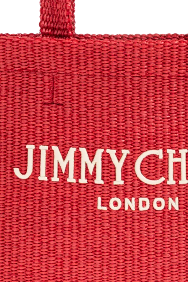 JIMMY CHOO Beach Medium Shoulder Bag - Red