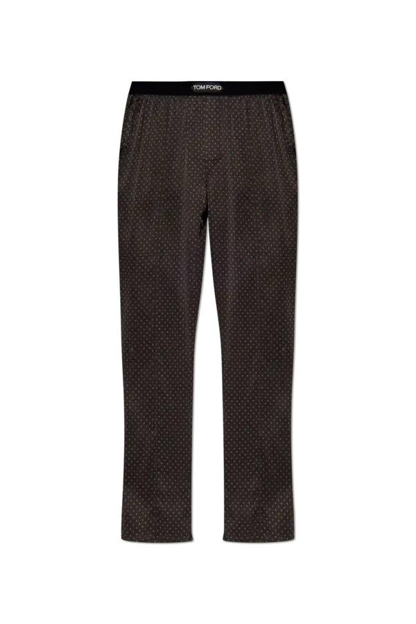 TOM FORD Silk Pajama Bottoms - Brown