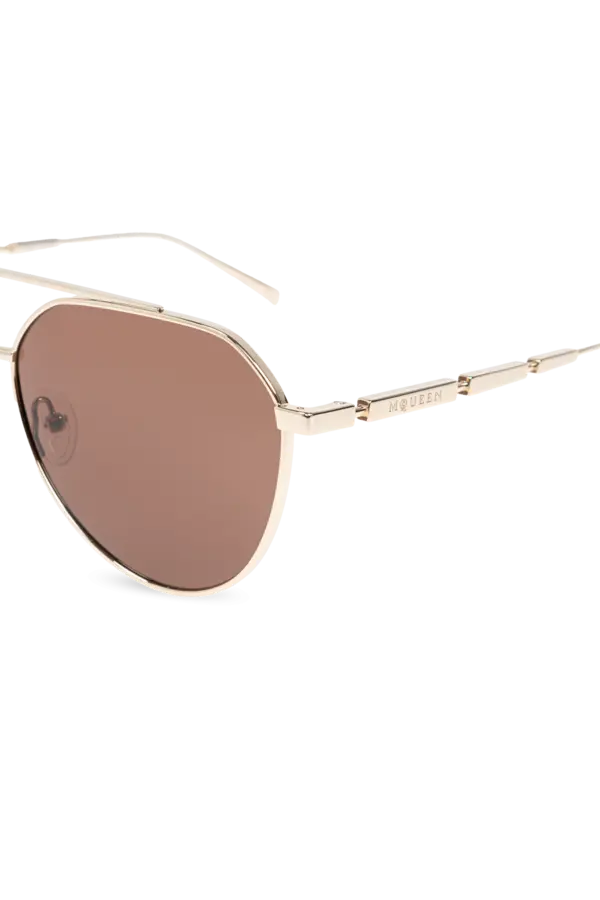 Alexander McQueen Aviator Sunglasses - Silver