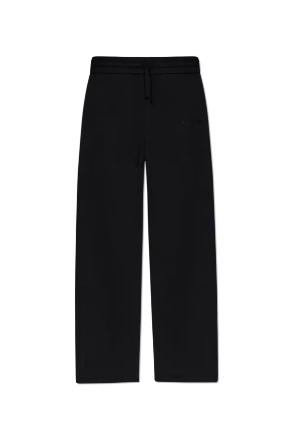 Balmain Wide-leg Sweatpants - Black