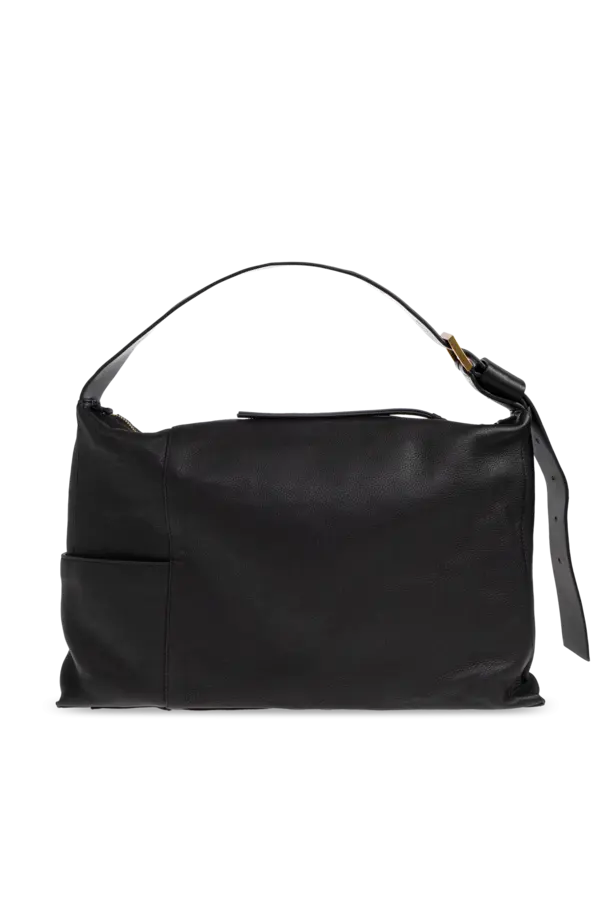 ALLSAINTS Leather Alba Shoulder Bag - Black