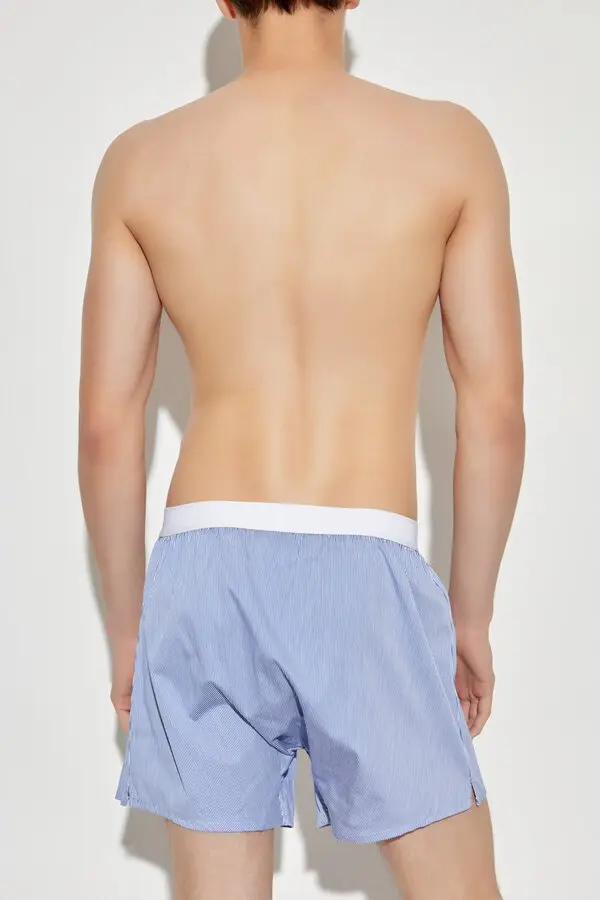 TOM FORD Boxers With A Striped Pattern - Blue
