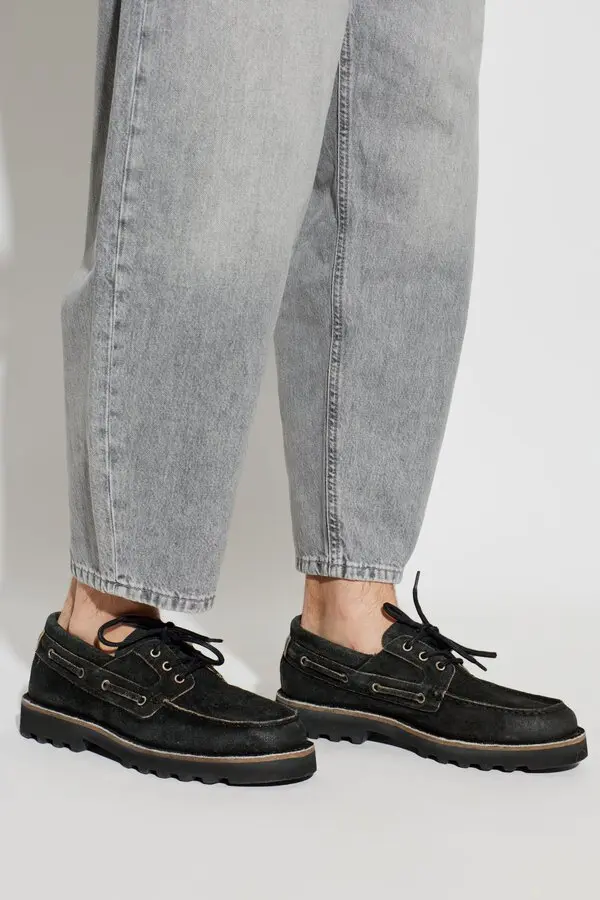 ALLSAINTS Skiff Leather Shoes - Grey
