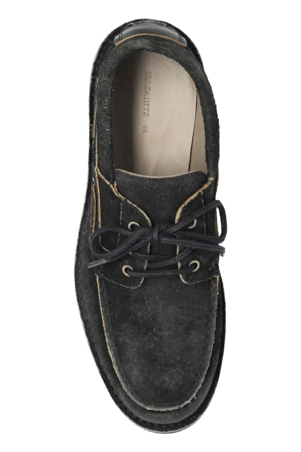 ALLSAINTS Skiff Leather Shoes - Grey