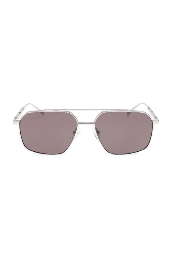 Alexander McQueen Hexagonal Sunglasses - Silver
