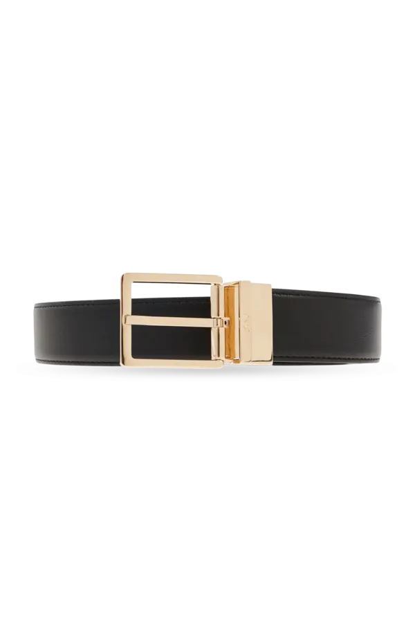 Brioni Braided Leather Belt - Black