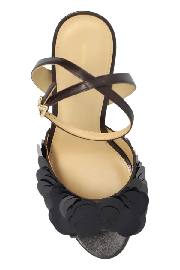 Michael Kors Loretta Heeled Sandals - Brown