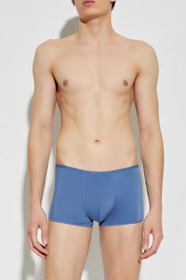 HOM Boxers From The "plume" Collection - Blue
