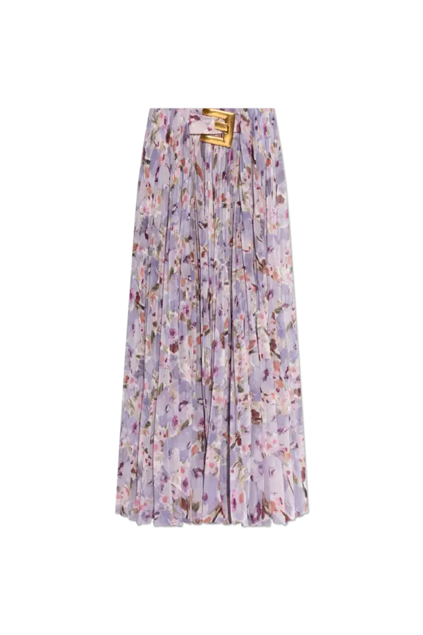 Balmain Floral-patterned Maxi Skirt