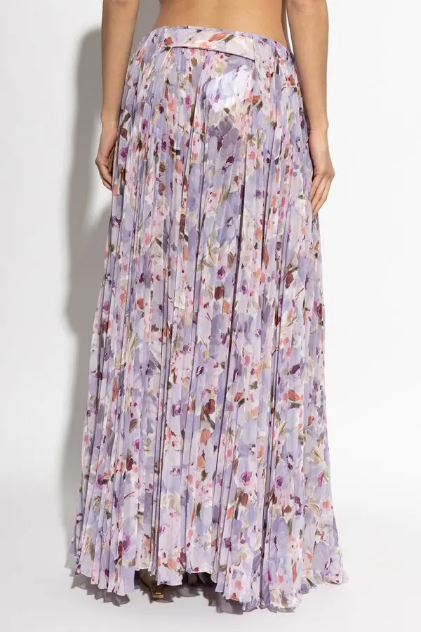 Balmain Floral-patterned Maxi Skirt