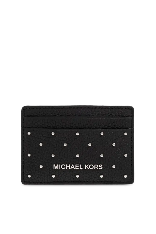 Michael Kors Leather Card Holder - Black