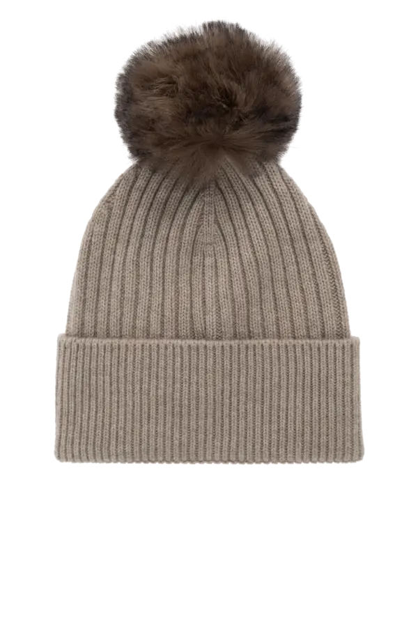 Moncler Cashmere Beanie With Pom-pom