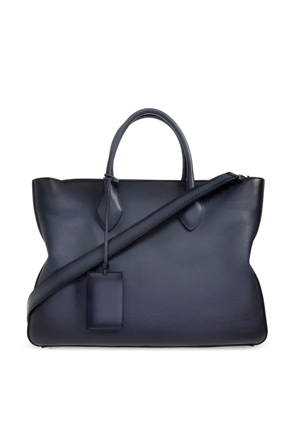 FERRAGAMO Shopper Bag - Navy Blue