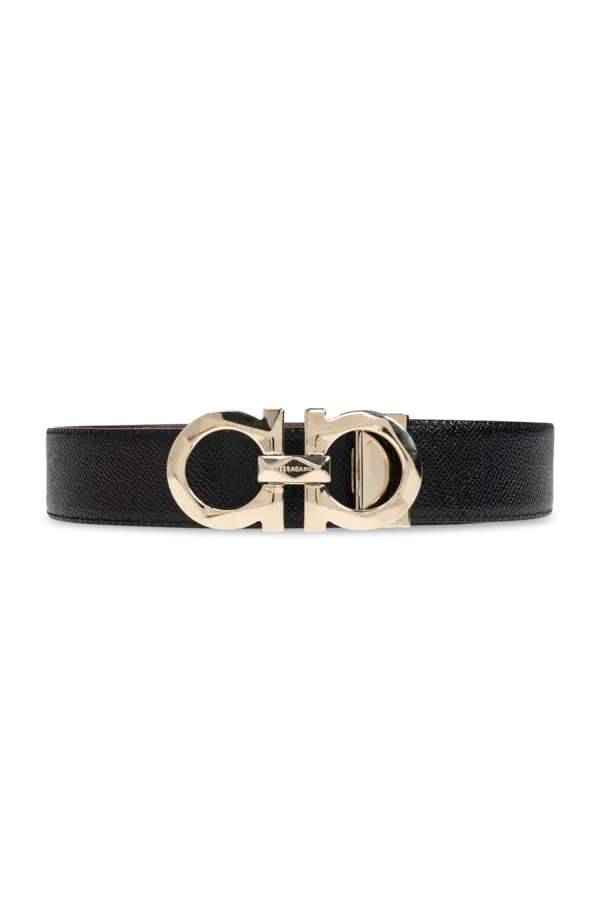 FERRAGAMO Double-sided Belt - Black