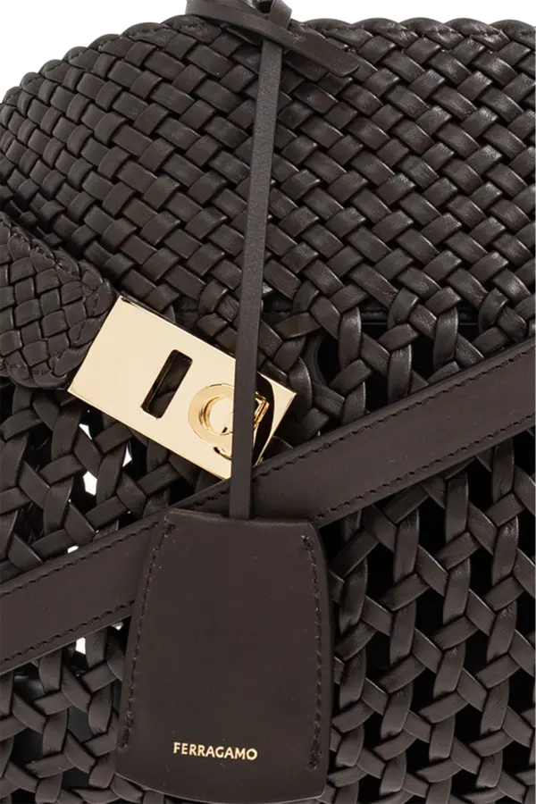 FERRAGAMO Hug Handbag - Brown