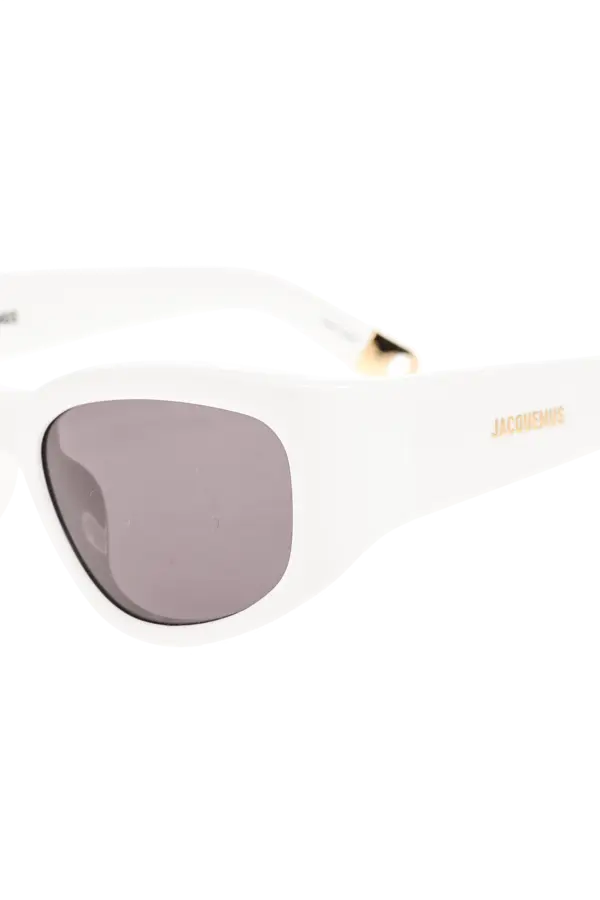 Jacquemus Rectangle Frame Sunglasses - White