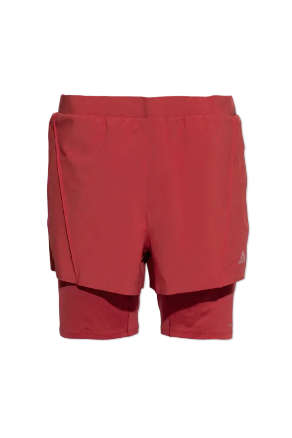 Adidas X Entire Studios Layered Shorts - Red