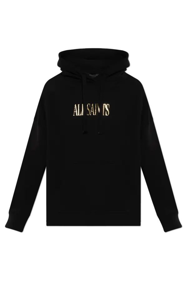 ALLSAINTS Core Organic Cotton Hoodie - Black