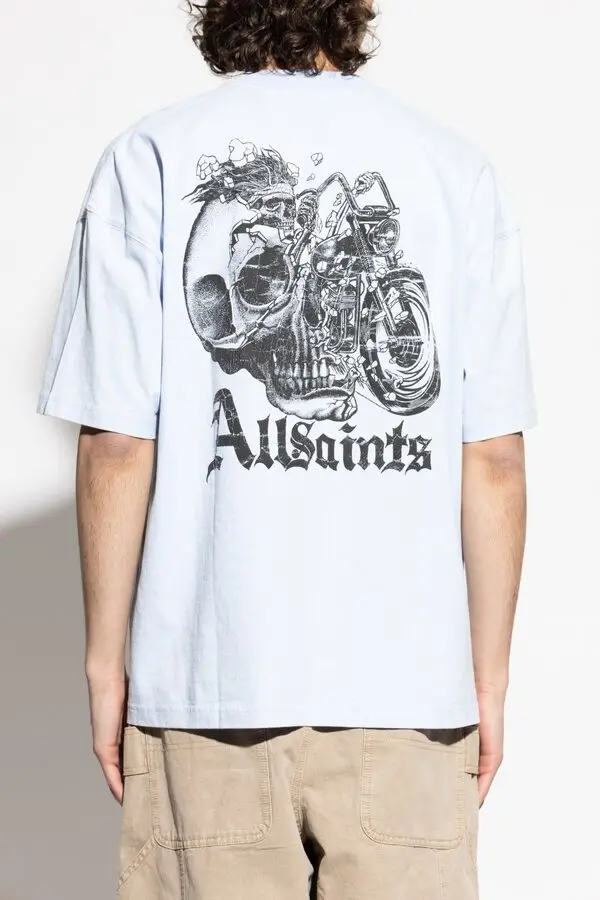 ALLSAINTS T-shirt ‘panhead - Light Blue