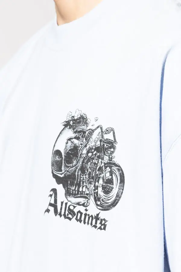 ALLSAINTS T-shirt ‘panhead - Light Blue