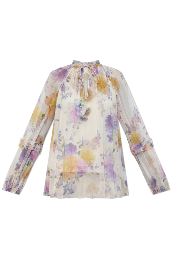 Zimmermann Floral Motif Top - Multicolour