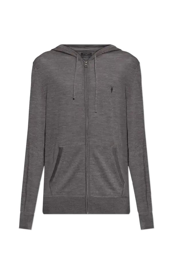 ALLSAINTS Wool Hoodie - Grey