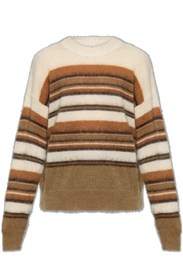 MARANT Striped Sweater - Brown