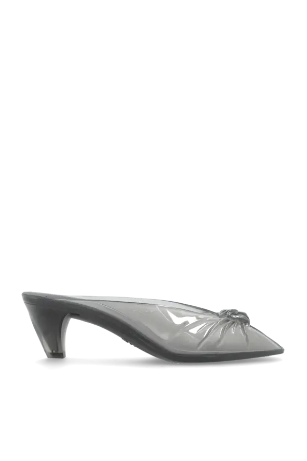 Chloé Heeled Mules - Grey