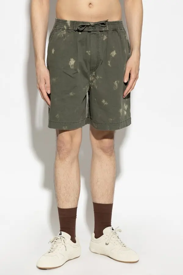 MARANT Straight-leg Tie Dye Shorts - Green