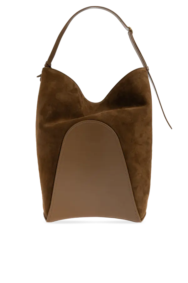 Alaïa Hip Large Bucket Shoulder Bag - Brown
