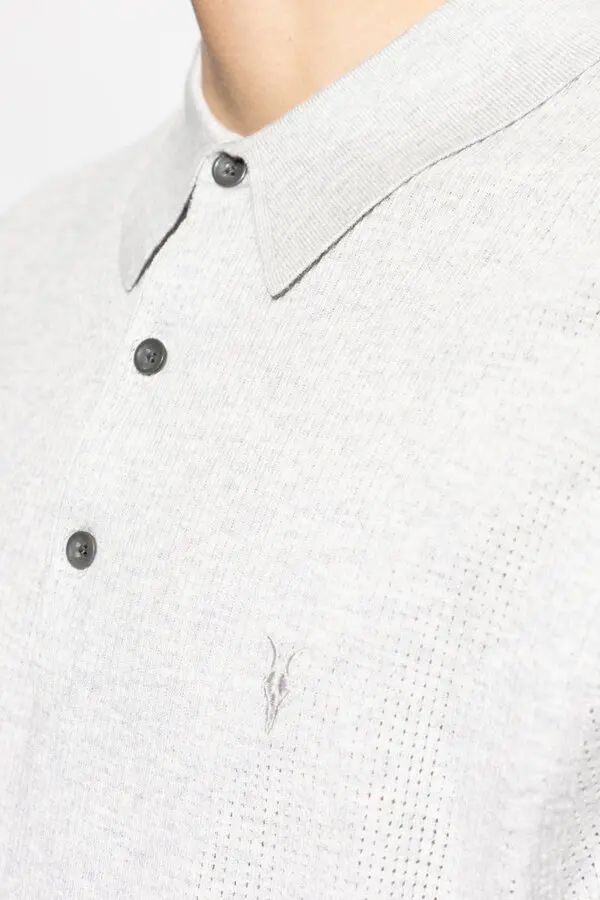 ALLSAINTS Aubrey’ Polo - Grey