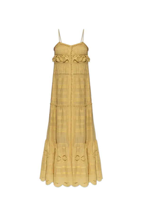 MARANT ETOILE Strap Dress ‘paule - Yellow