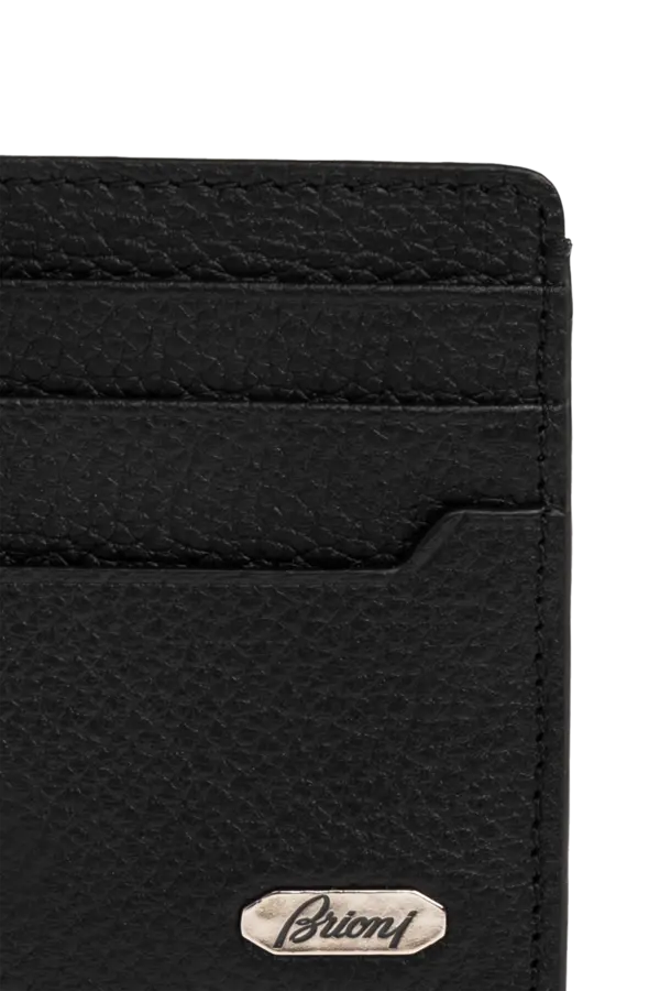 Brioni Card Holder With Logo