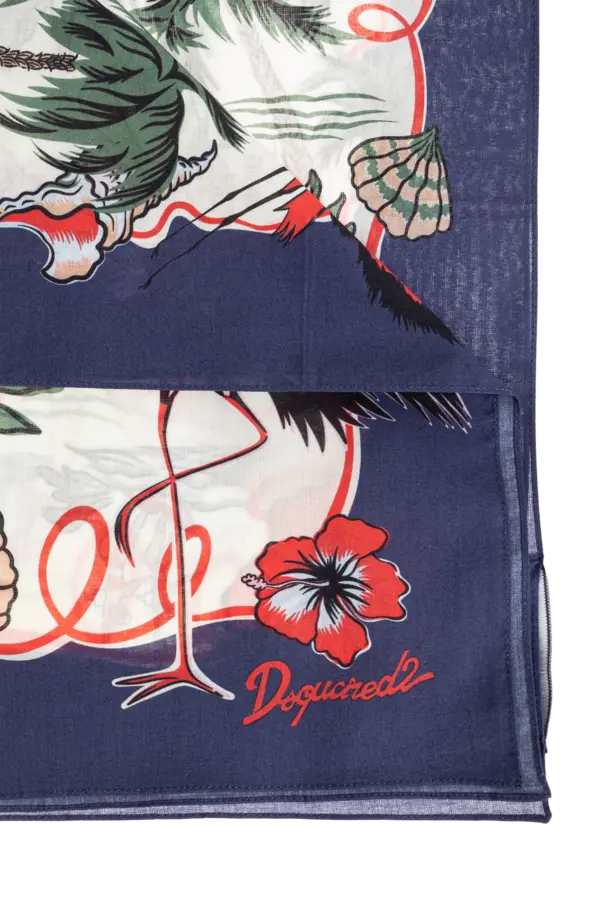 Dsquared2 Printed Scarf - Multicolour