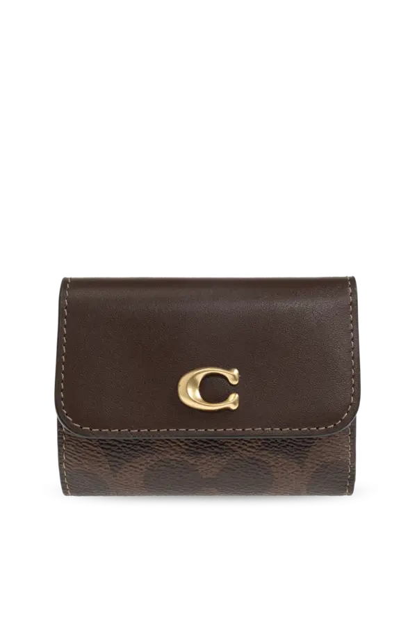 COACH Wallet With Logo - Brown