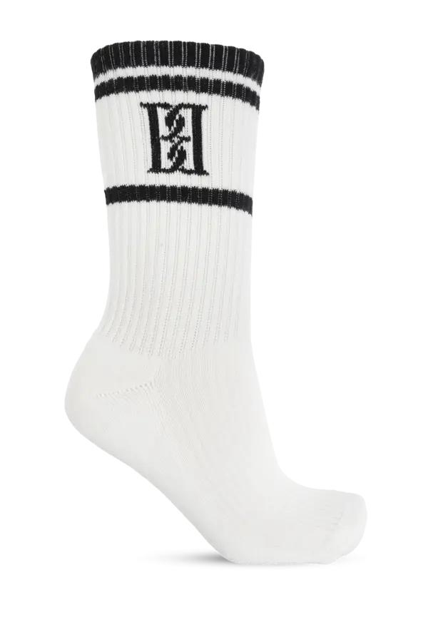 BY MALENE BIRGER Leilana Mid-calf Socks - White