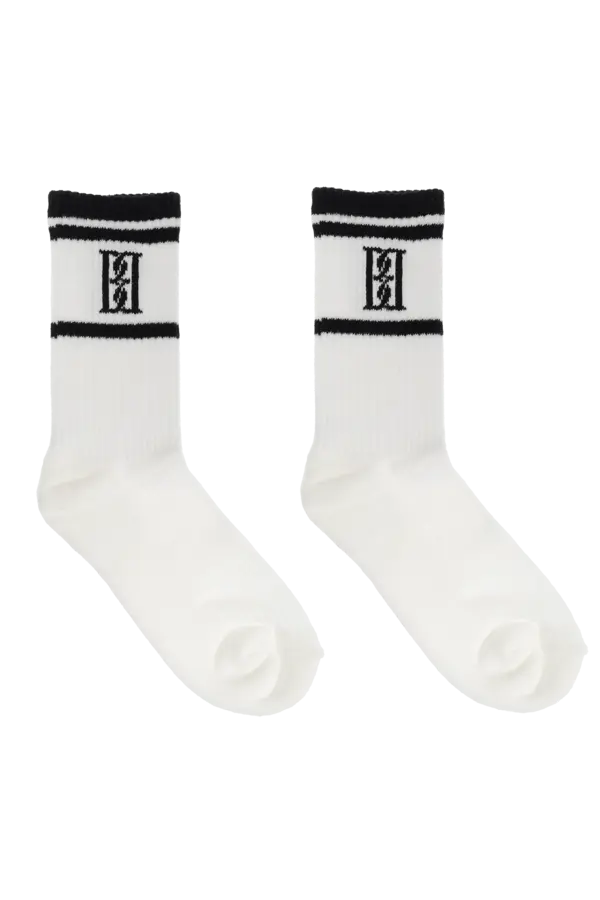BY MALENE BIRGER Leilana Mid-calf Socks - White