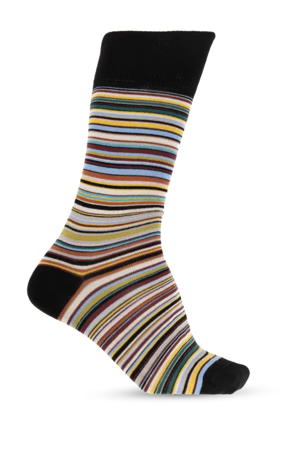 Paul Smith Six-pack Patterned Crew Socks - Multicolour