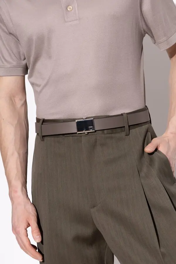 FERRAGAMO Reversible Belt - Brown