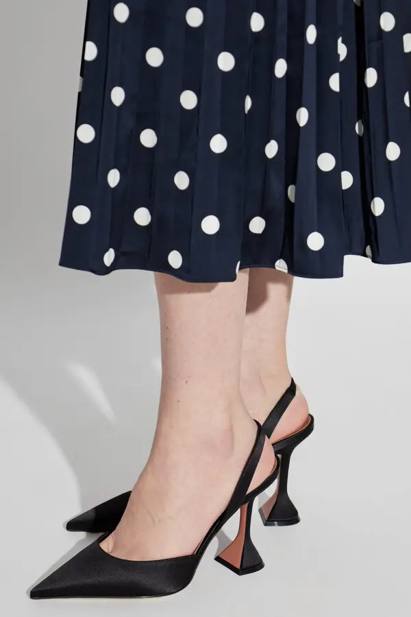 Amina Muaddi Lupita Heeled Slingbacks