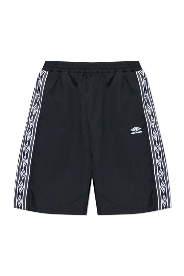 UMBRO Classic Shorts With Side Stripes - Black