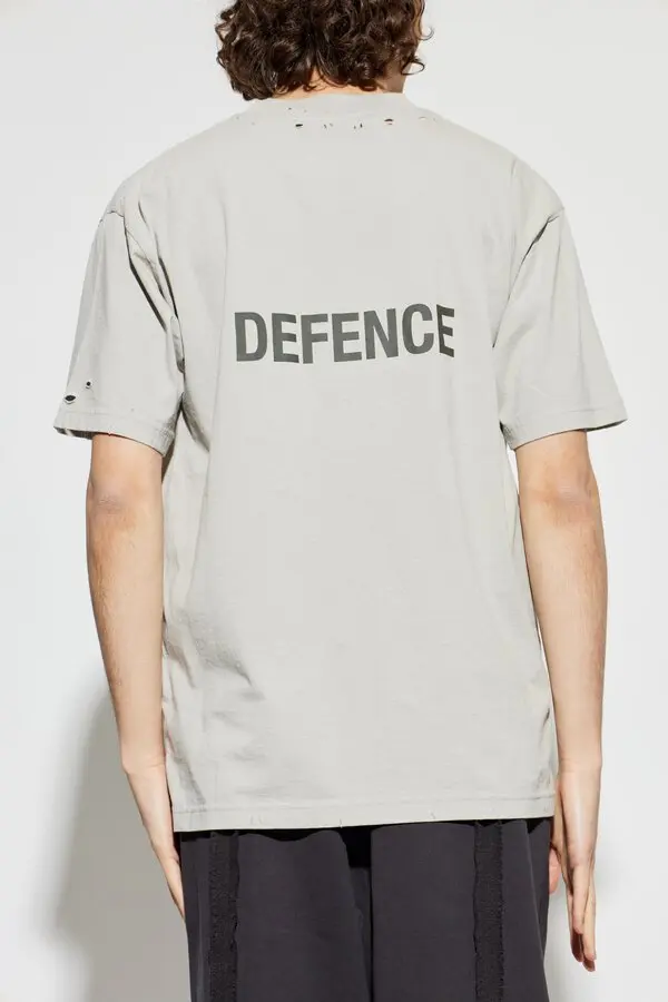 UMBRO T-shirt With A Vintage Effect - Grey