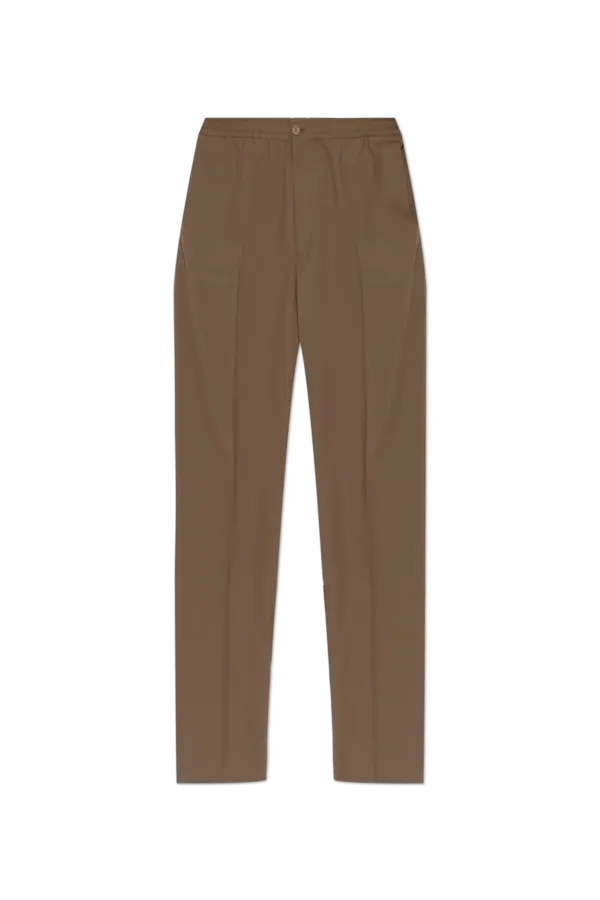 FERRAGAMO Wool Trousers - Brown