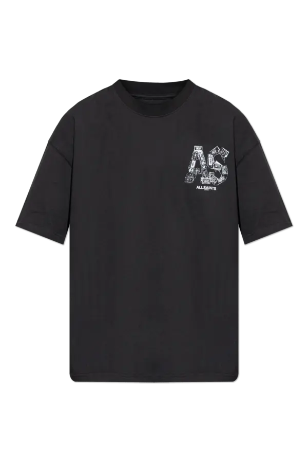 ALLSAINTS T-shirt 'mixtape - Black